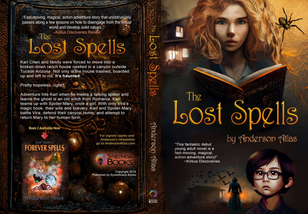 New Cover Art For Lost Spells! - ANDERSON ATLAS | Author Illustrator